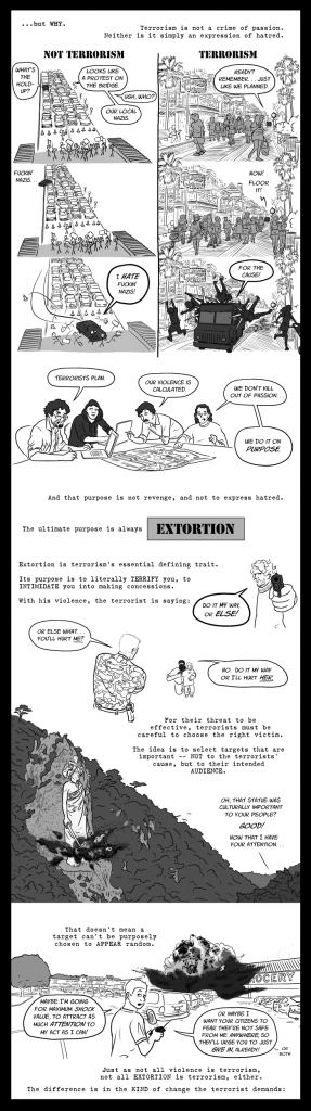 Terrorism is Extortion | The Illustrated Guide to Terrorism